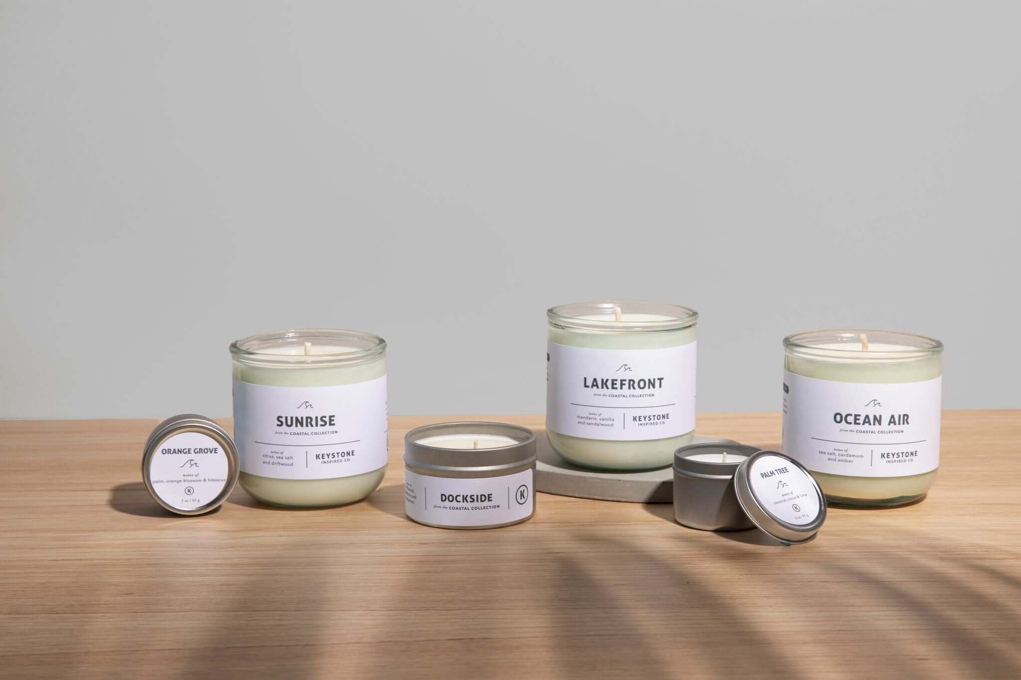 Coastal Scented Candles | Non-Toxic & Environment Friendly | Keystone ...