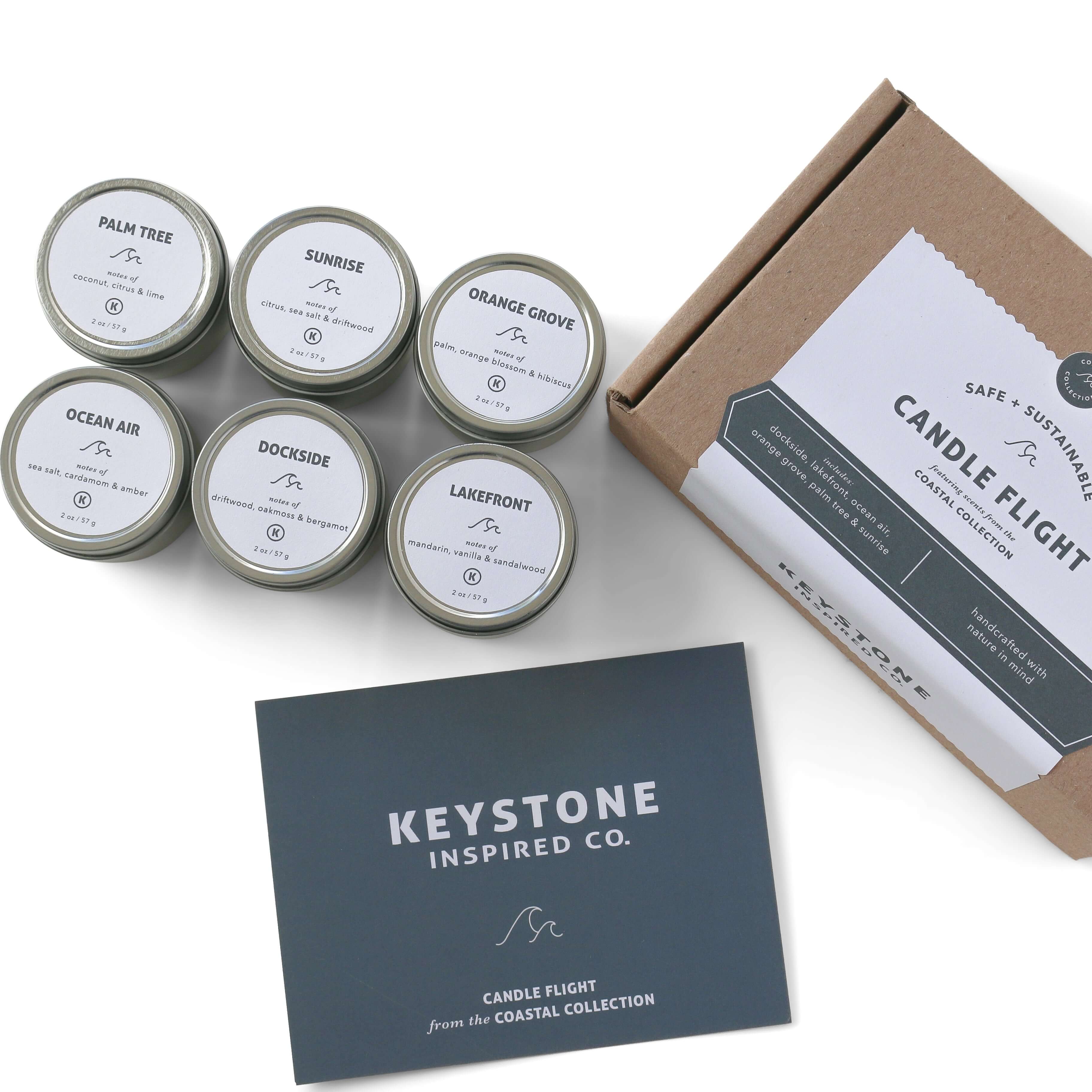 Coastal Collection | Candle Flight – Keystone Inspired Co.